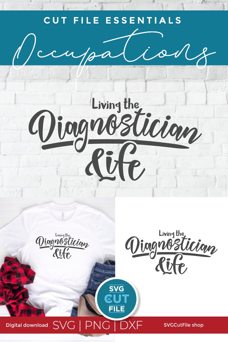 Diagnostician svg, diag svg, school diagnostician, life - So Fontsy