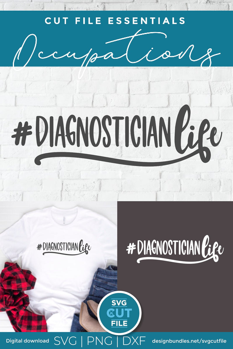 Diagnostician svg, diag svg, school diagnostician, life - So Fontsy