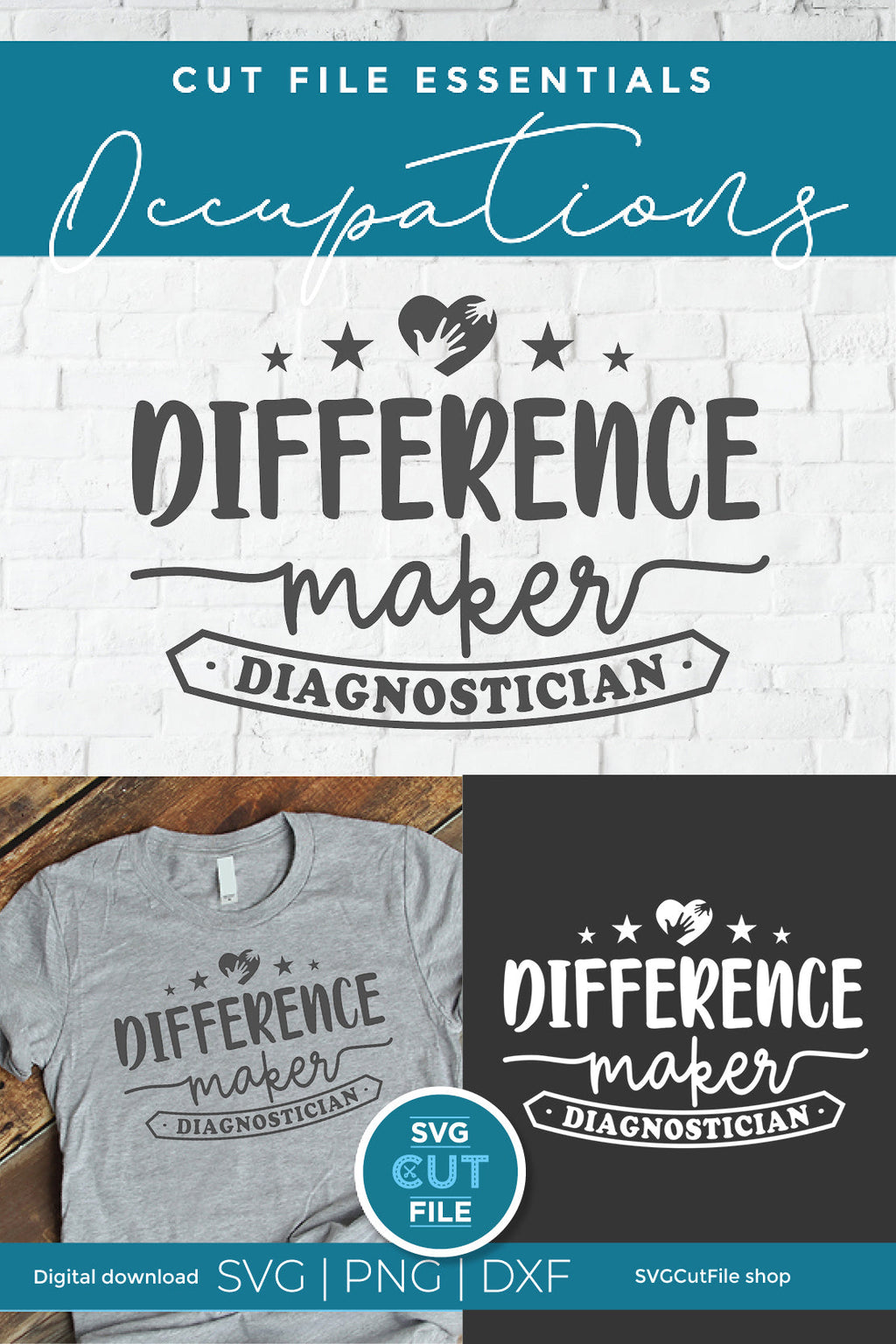 Diagnostician svg, diag svg, school diagnostician - So Fontsy