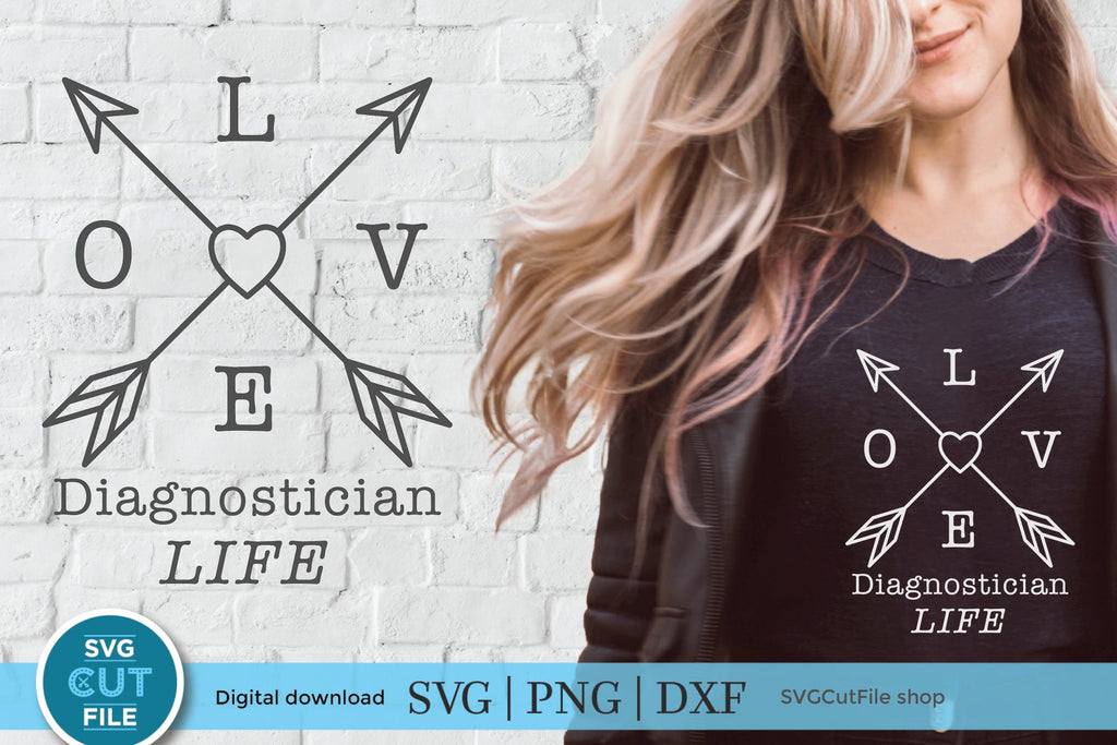 Diagnostician svg, diag svg, school diagnostician - So Fontsy