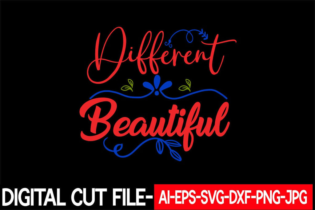 Different Beautiful Svg Cut File - So Fontsy