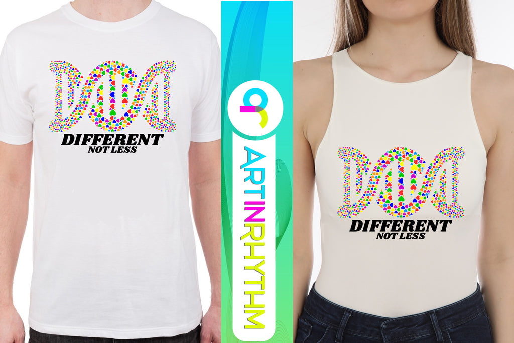 different but not less, autism svg, different but not less svg - So Fontsy