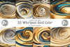Digital Paper 3D Whirlpool Gold Color - So Fontsy