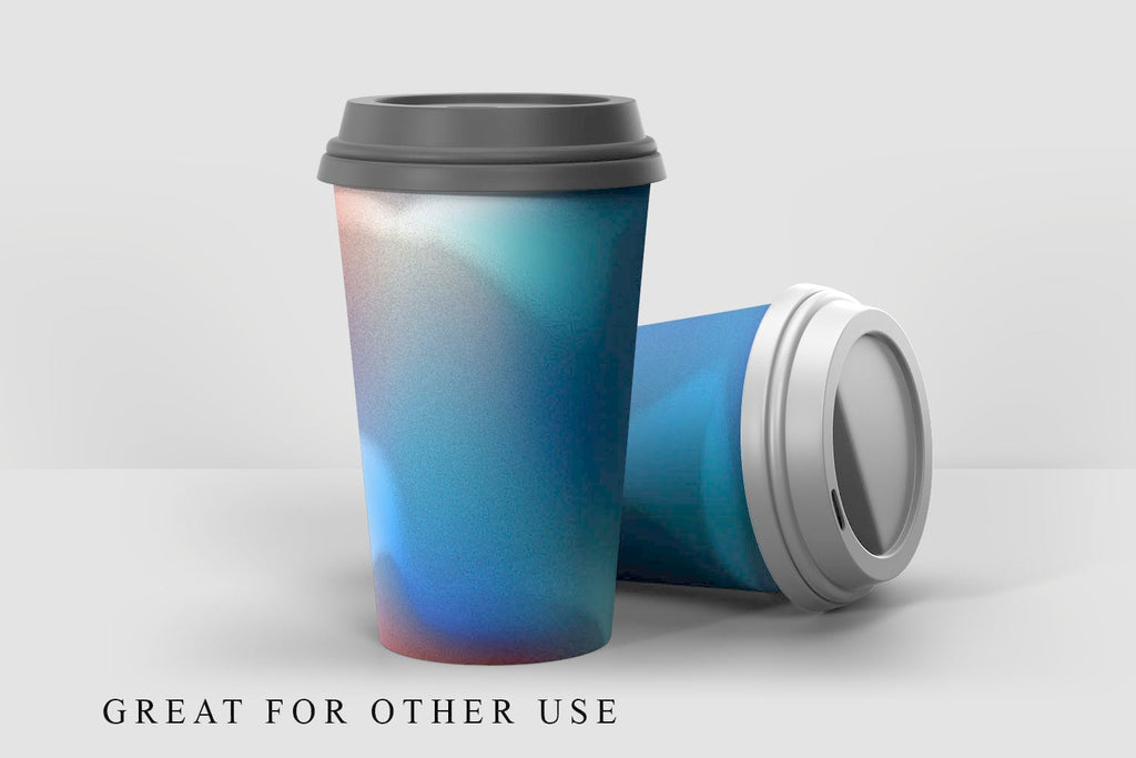 Digital paper gradient blue grain texture background - So Fontsy