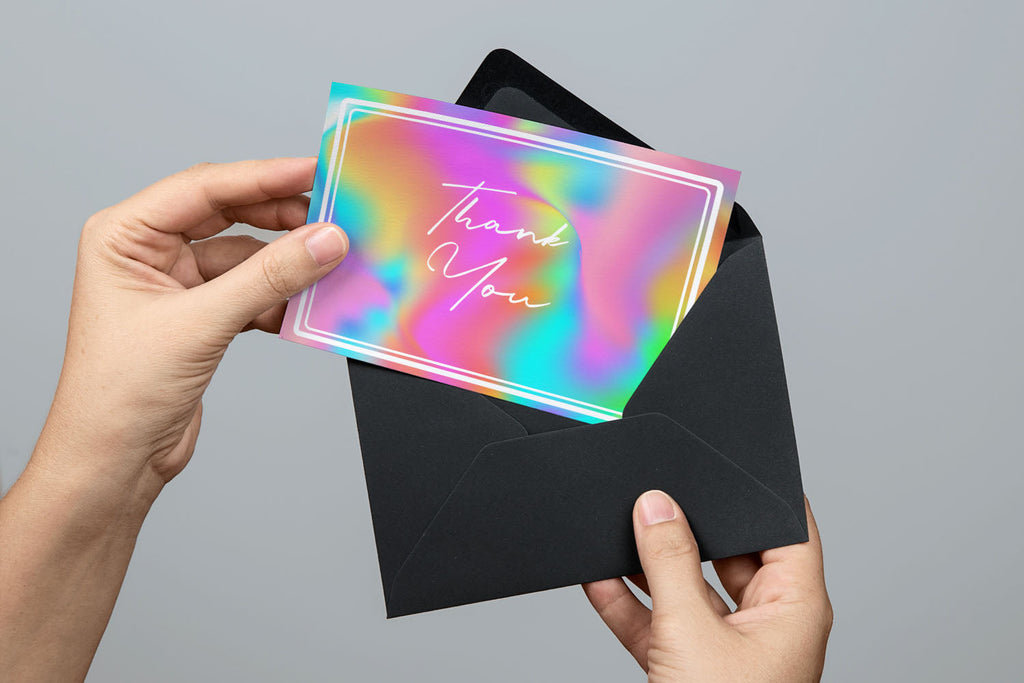 Digital Paper hologram Wave Texture - So Fontsy