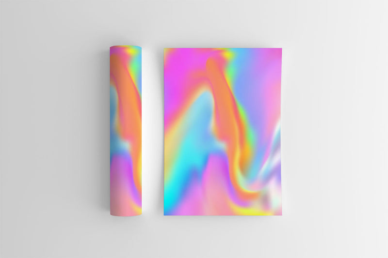 Digital Paper hologram Wave Texture - So Fontsy