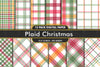 Digital Paper plaid christmas background - So Fontsy