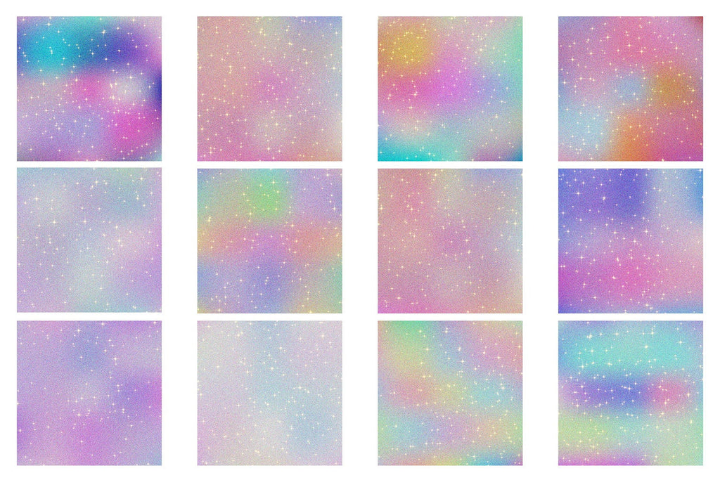 digital paper unicorn color glitter texture background - So Fontsy