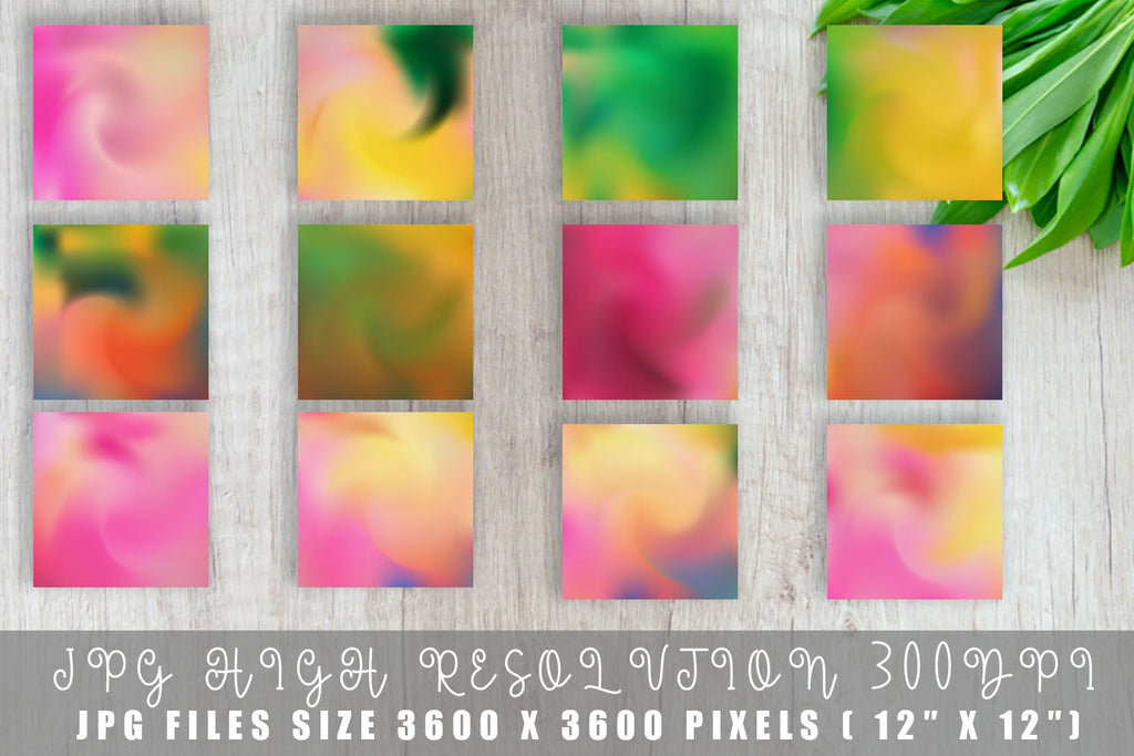 Digital paper wave texture and cute color background - So Fontsy