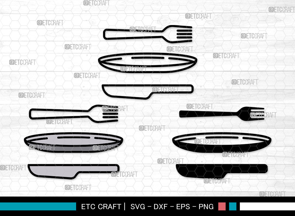 Dinner Plate Icons Color, Dinner Plate Svg, Plate Svg, Dinner Plates ...