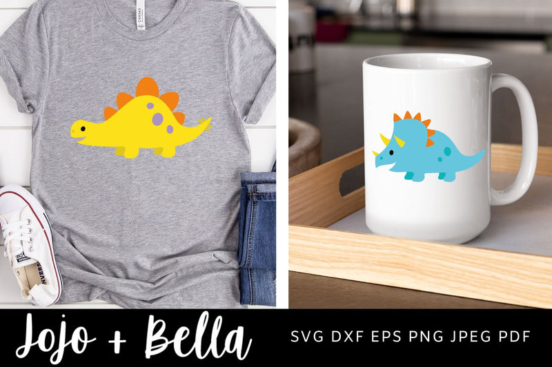 Dinosaur SVG, bundle, Baby Dinosaur Svg, Birthday Pack Jurassic T-Rex ...