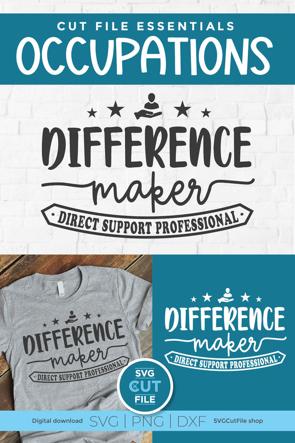 Direct support professional svg, a DSP svg for crafters - So Fontsy