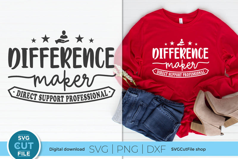 Direct support professional svg, a DSP svg for crafters - So Fontsy