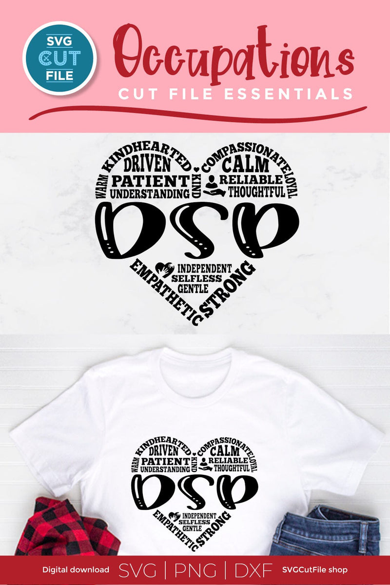 Direct support professional svg, a DSP svg subway art heart for ...