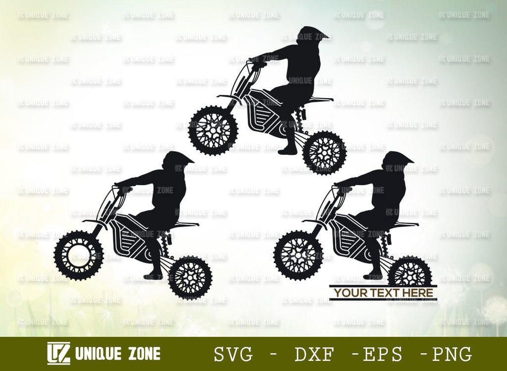 Dirt Bike Monogram SVG Cut File, Bike Svg, Dirt Bike Biker Svg ...