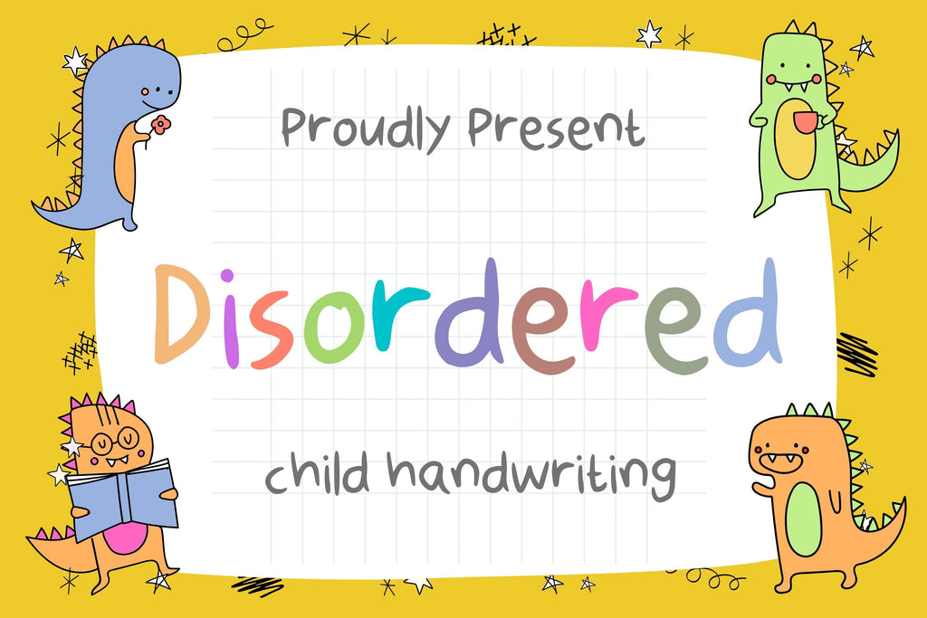 Disordered Font - So Fontsy