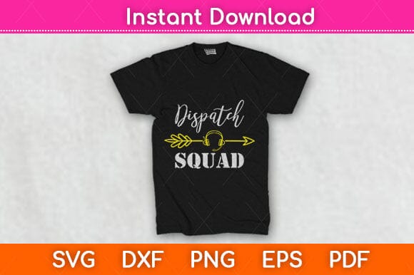 Dispatch Squad Team 911 Dispatcher Svg Design - So Fontsy