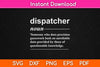 Dispatcher Definition Dispatch Officer Dispatching Svg Design - So Fontsy