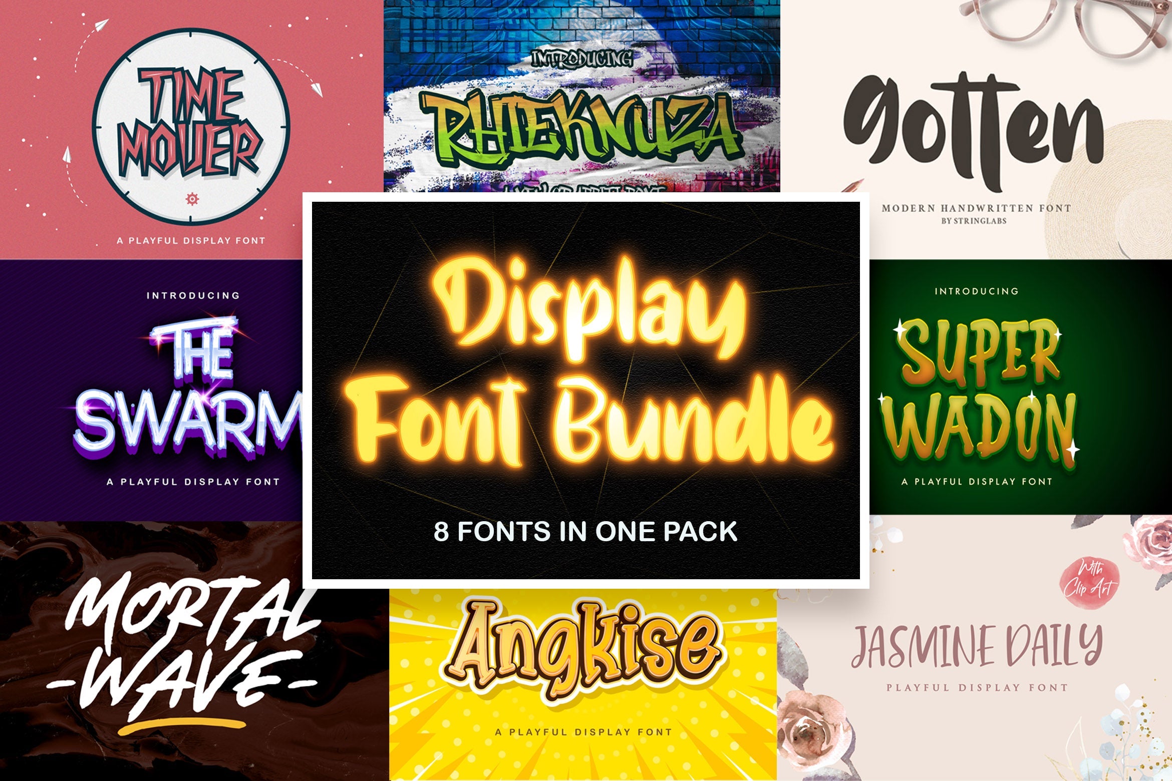 Display Font Bundle - So Fontsy