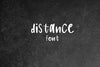 Distance Font - So Fontsy