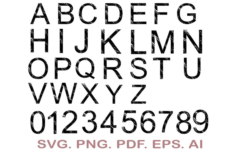 Distressed font SVG, Grunge alphabet svg, Distressed alphabet, Letters ...