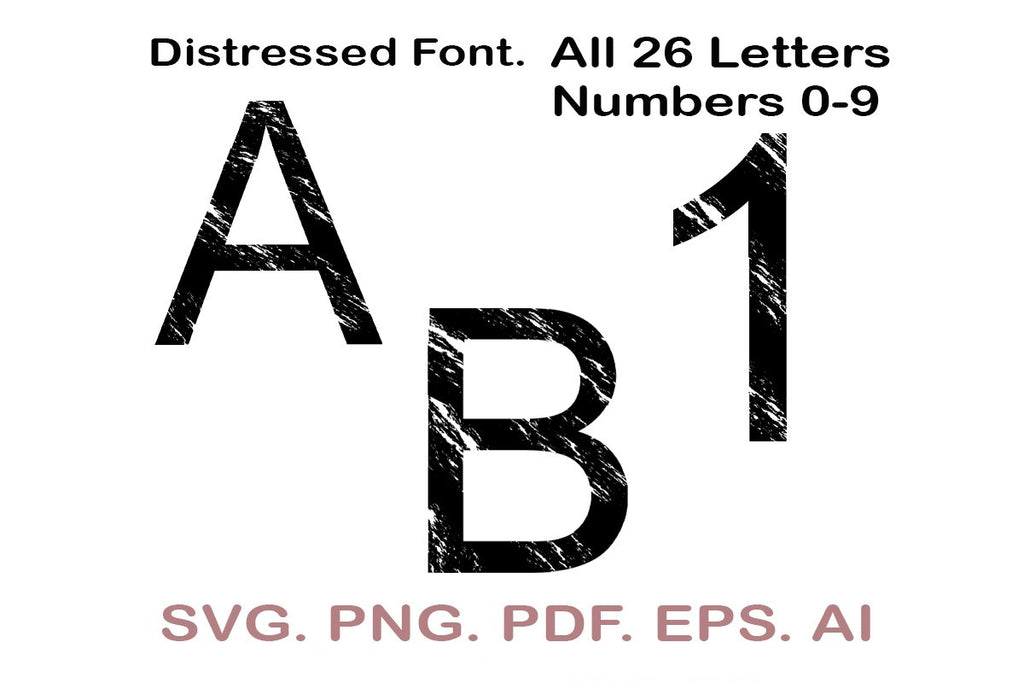 Distressed font SVG, Grunge alphabet svg, Distressed alphabet, Letters ...