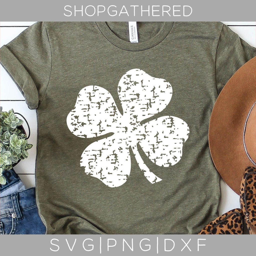 Distressed Shamrock SVG - So Fontsy