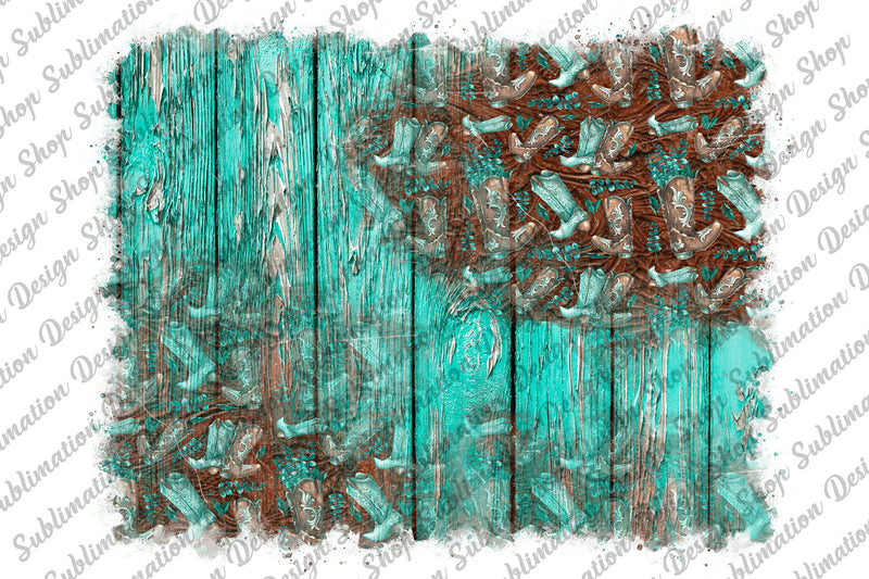 Distressed Turquoise Wood Background Png, Cowboy, Tooled Leather ...