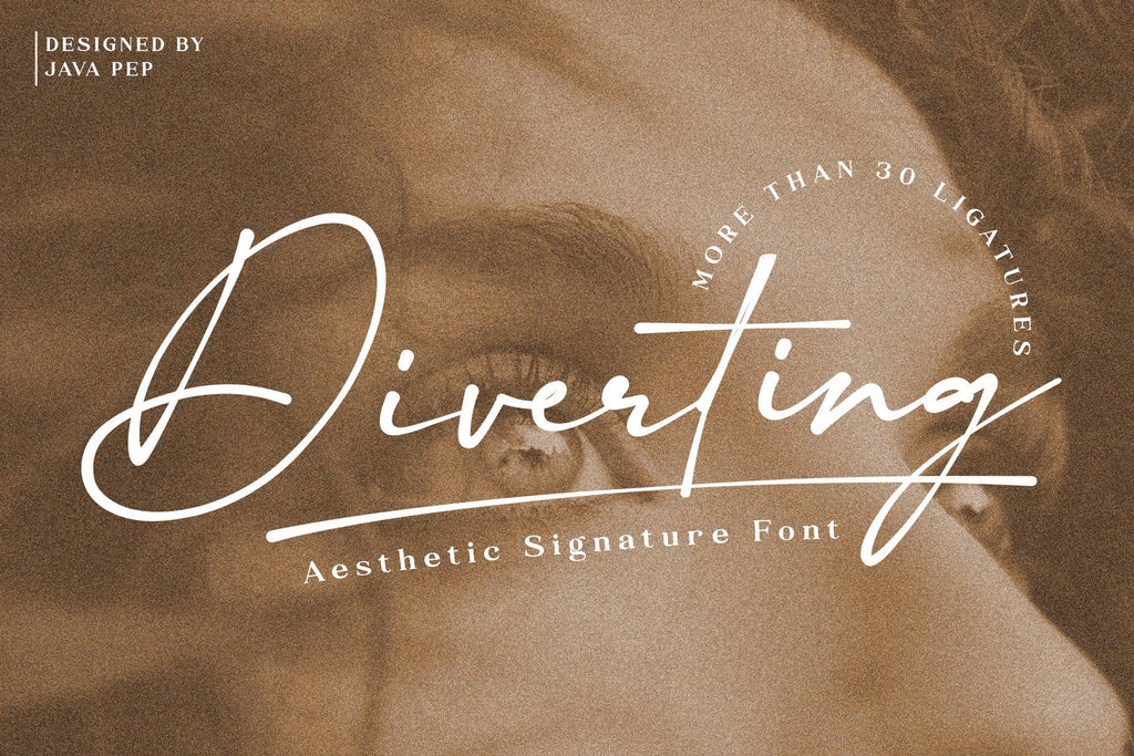 Diverting - Aesthetic Signature - So Fontsy