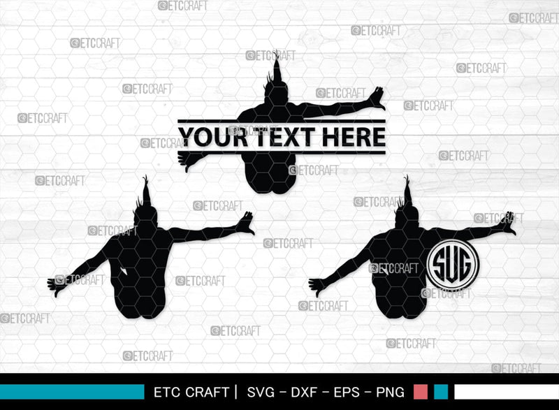 Diving Monogram, Diving Silhouette, Scuba Diving Svg, Diver Svg, Sports ...