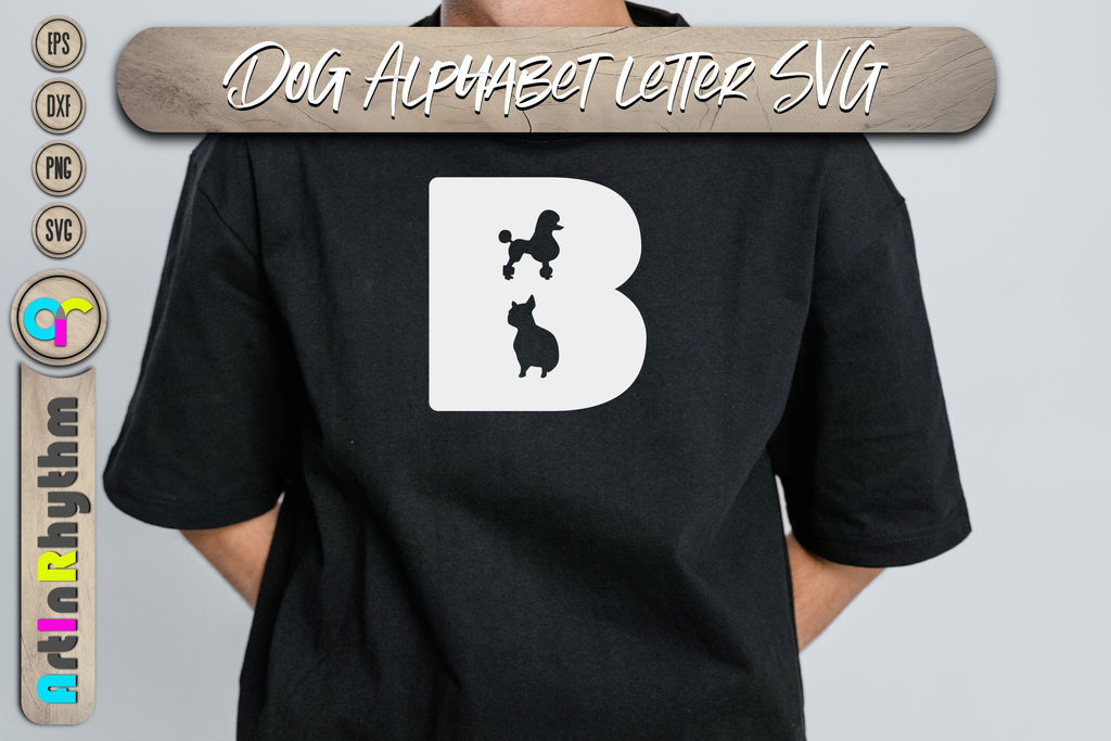 Dog Alphabet Letter, Dog a-Z Font Svg - So Fontsy