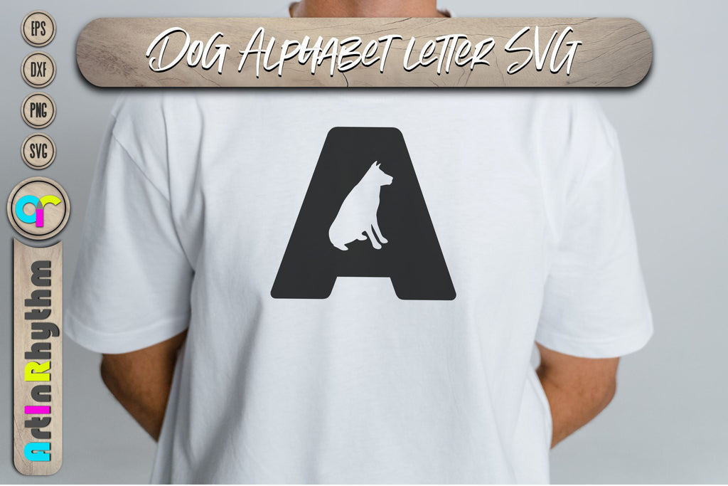 Dog Alphabet Letter, Dog a-Z Font Svg - So Fontsy