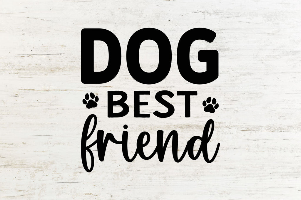 Dog best friend SVG - So Fontsy