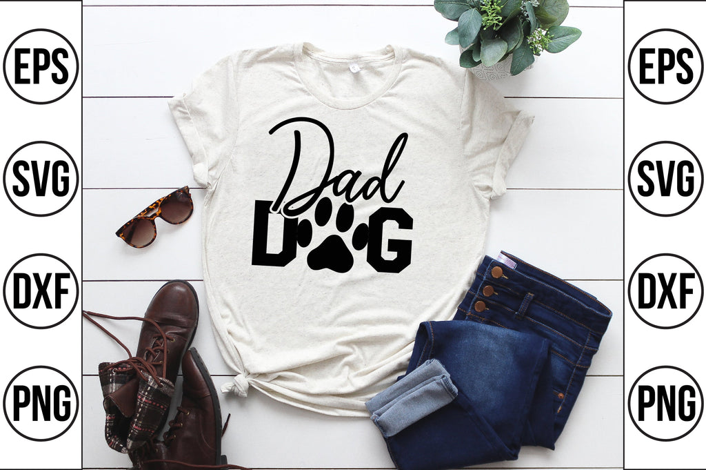 dog dad svg - So Fontsy