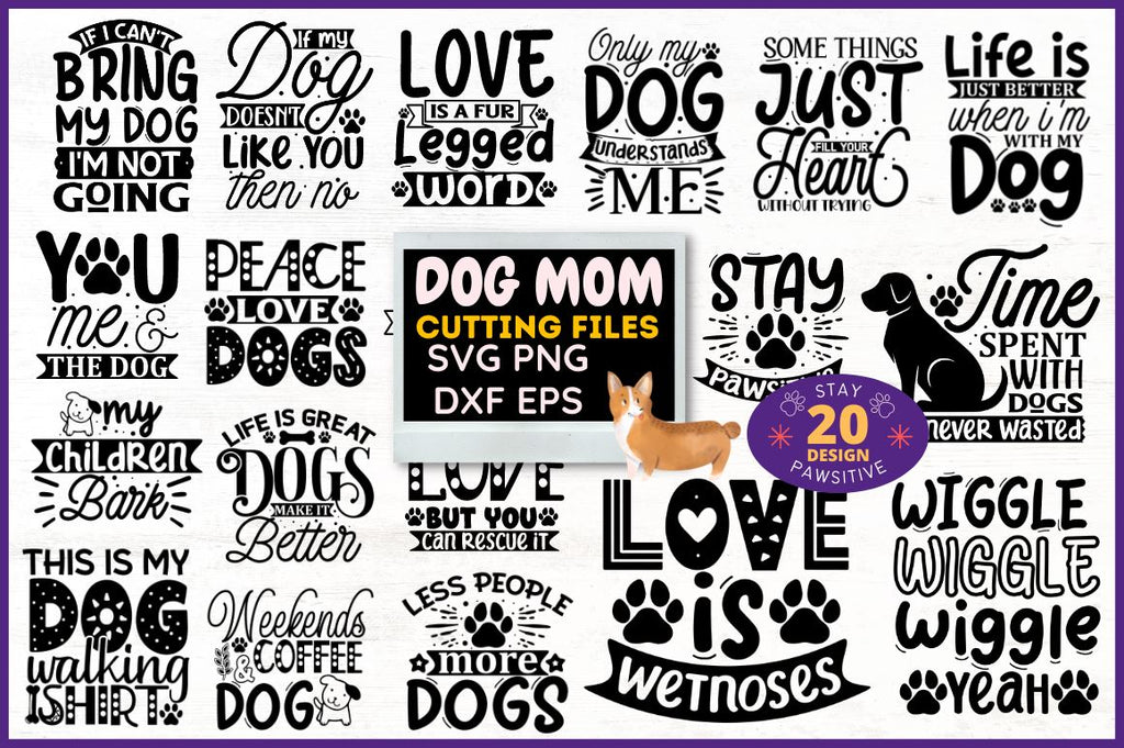 Dog Mom SVG Bundle - So Fontsy