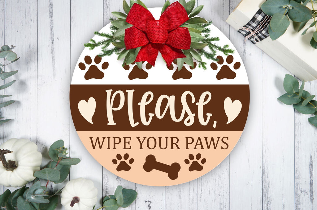 Dog Round Sign Svg Bundle - So Fontsy