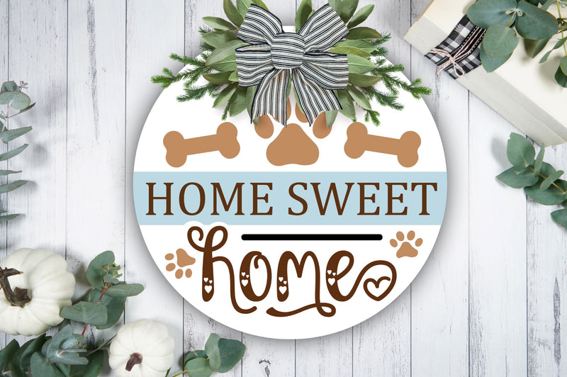 Dog Round Sign Svg Bundle - So Fontsy