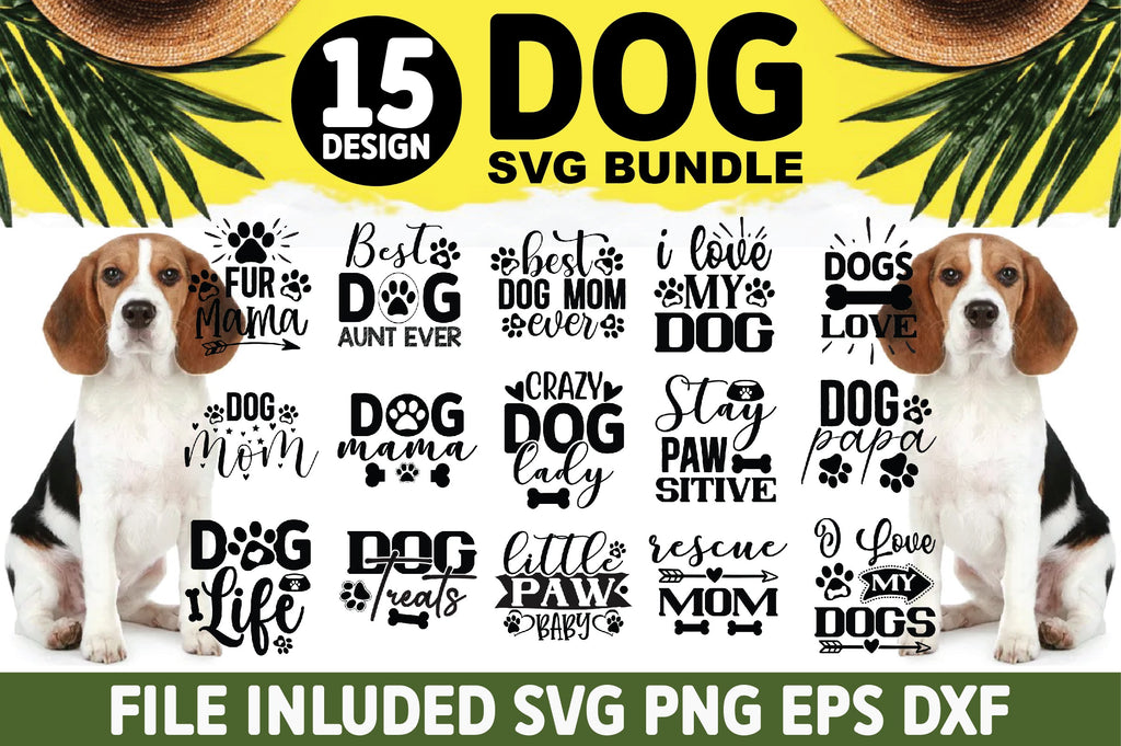 Dog SVG Bundle - So Fontsy