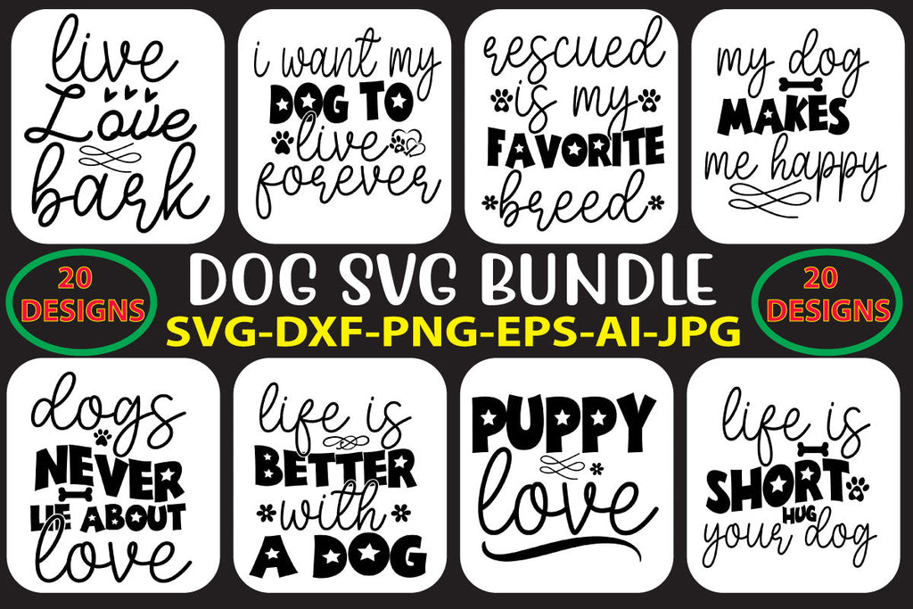 Dog Svg Bundle Vol. 6 - So Fontsy