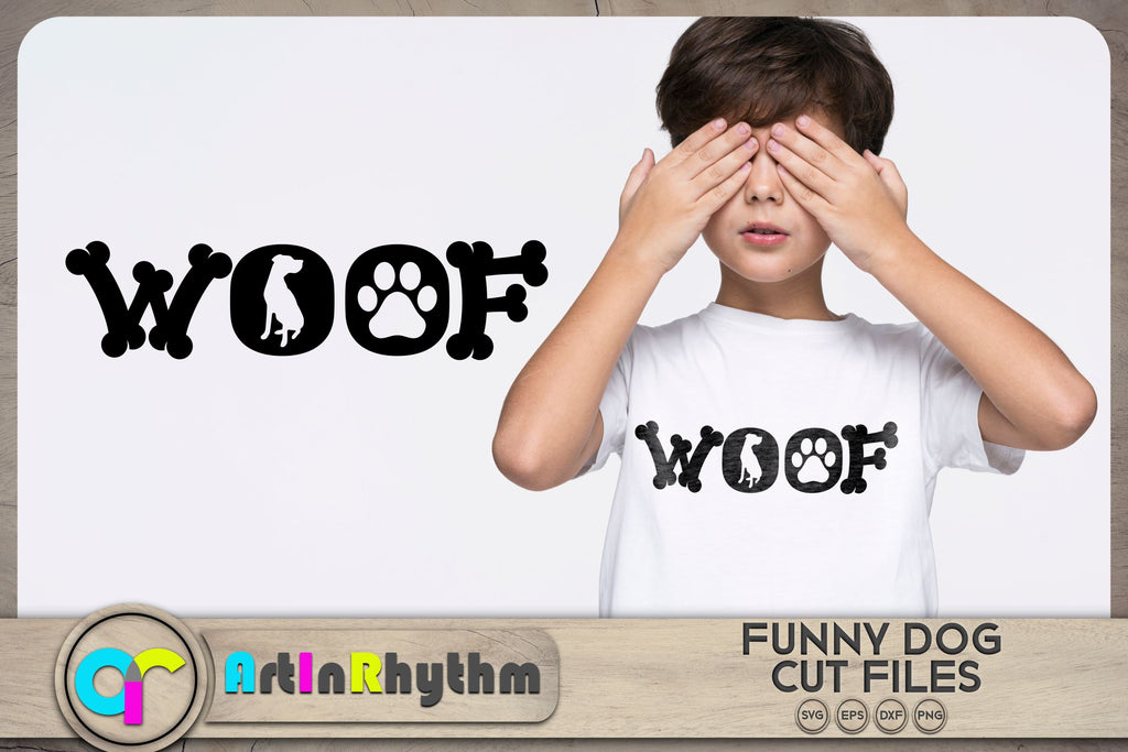 Dog woof SVG / Dog bark SVG - So Fontsy