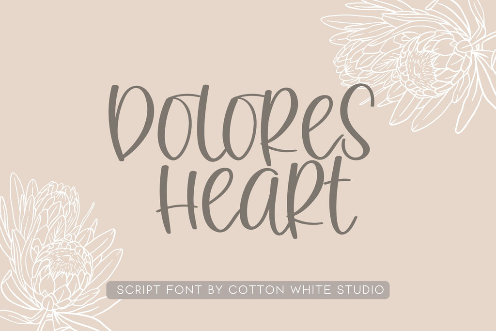 Dolores Heart - So Fontsy