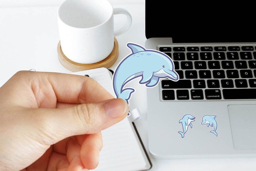 Dolphin clipart Sticker printable bundle - So Fontsy