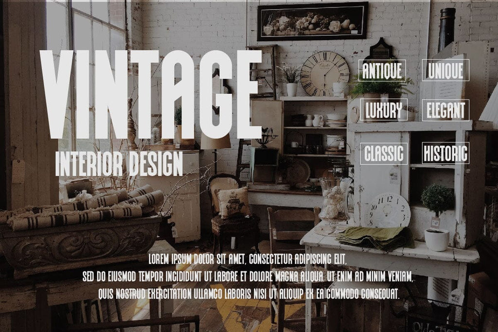 Dominic - Vintage Condensed Typeface - So Fontsy