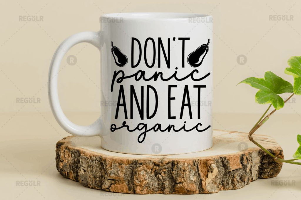 Dont panic and eat organic SVG - So Fontsy