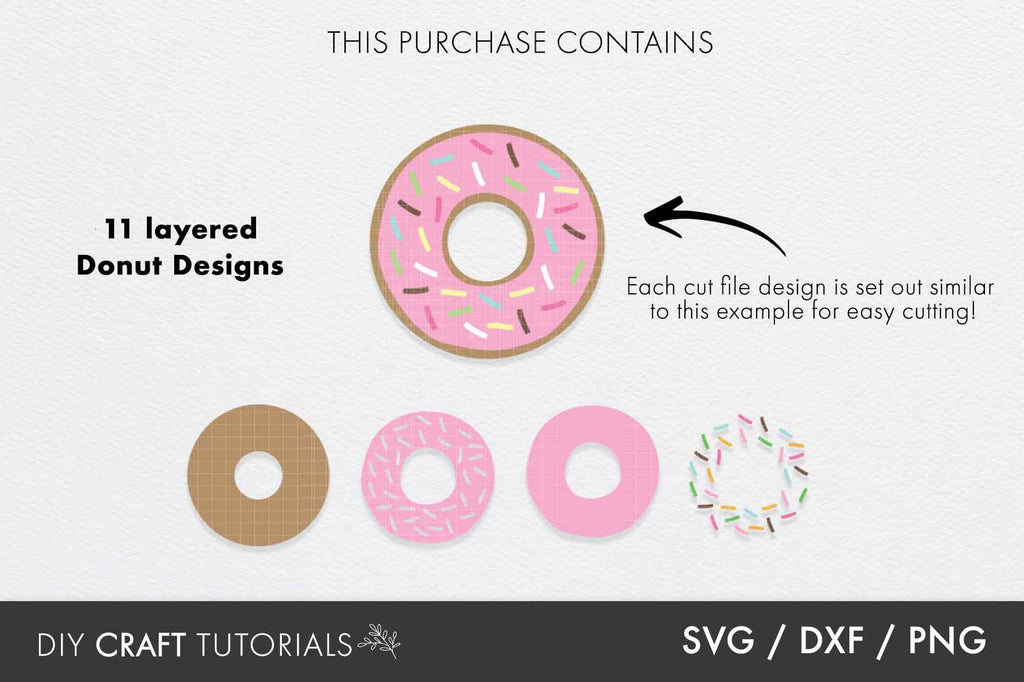 Donut SVG Bundle - So Fontsy