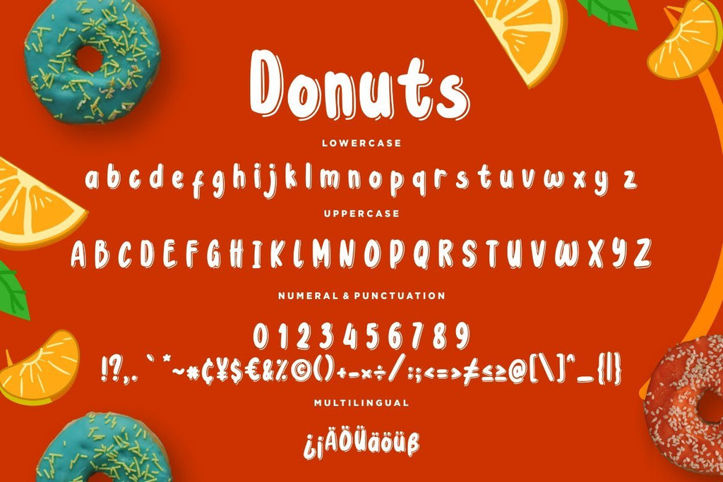 Donuts Joyful & Fun Typeface - So Fontsy