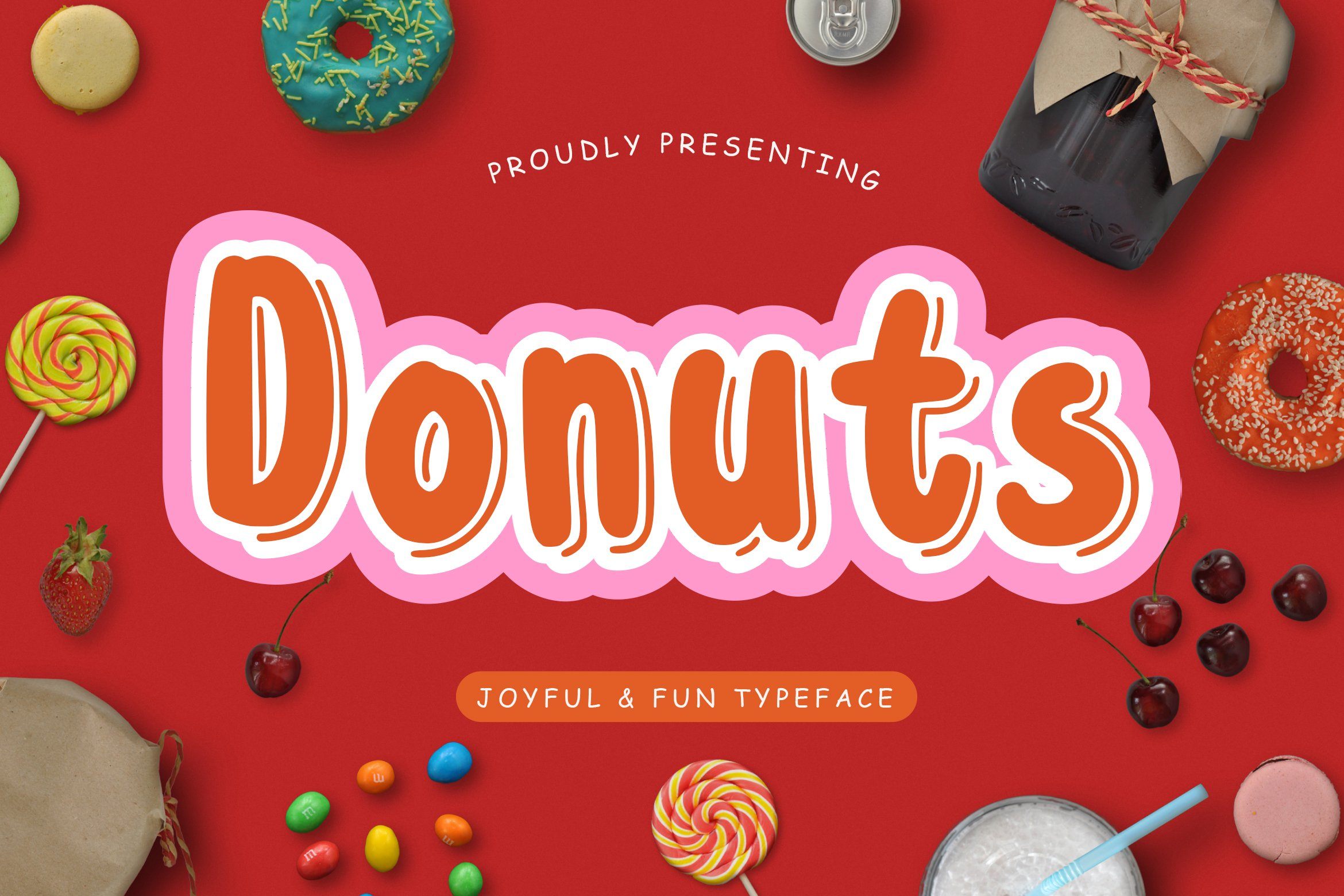 Donuts Joyful & Fun Typeface - So Fontsy