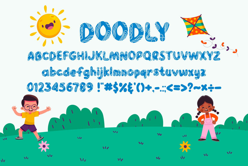 Doodly Doodle Font - So Fontsy