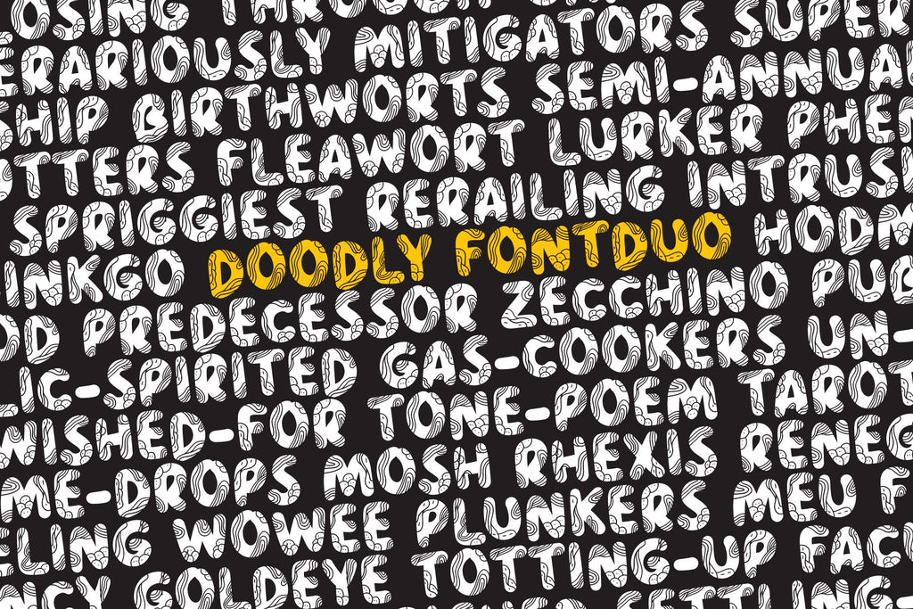 Doodly Doodle Font - So Fontsy