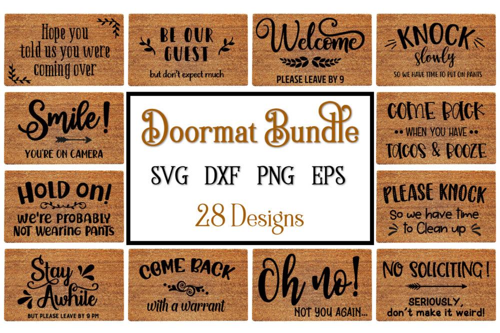 Doormat Svg Bundle, DIY Doormat, Doormat Stencils Svg - So Fontsy